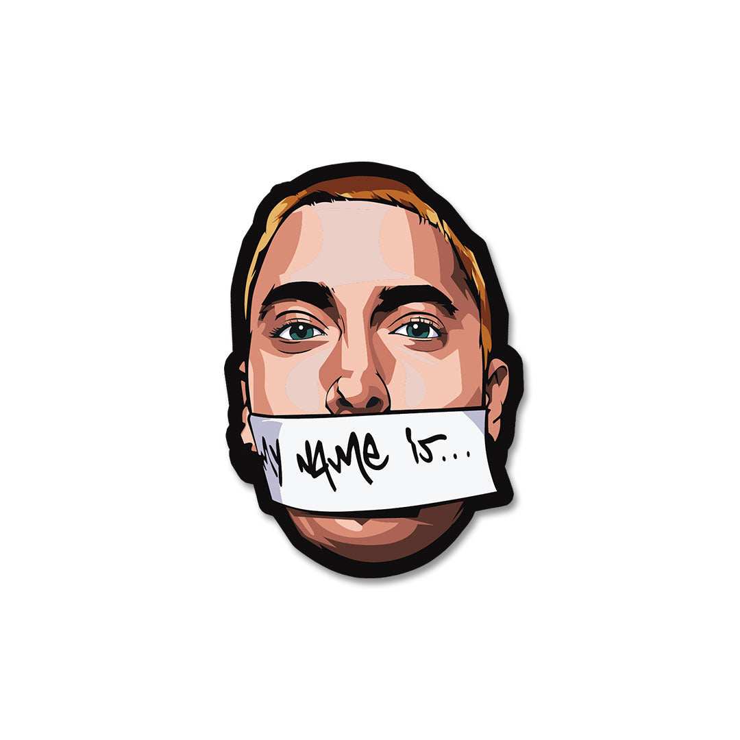 Buy My Name Is Sticker Online | Premium Waterproof Vinyl | STICK IT UP