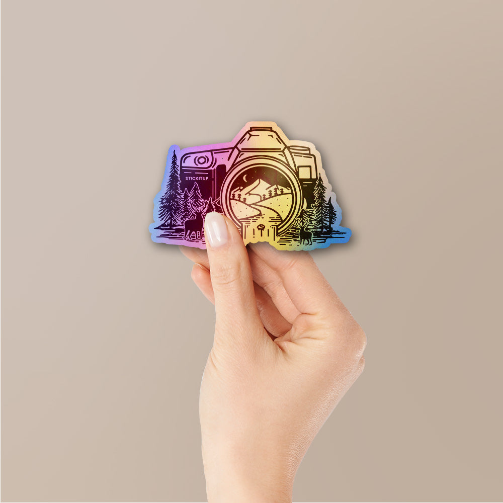 Capture The Wild Holographic Stickers