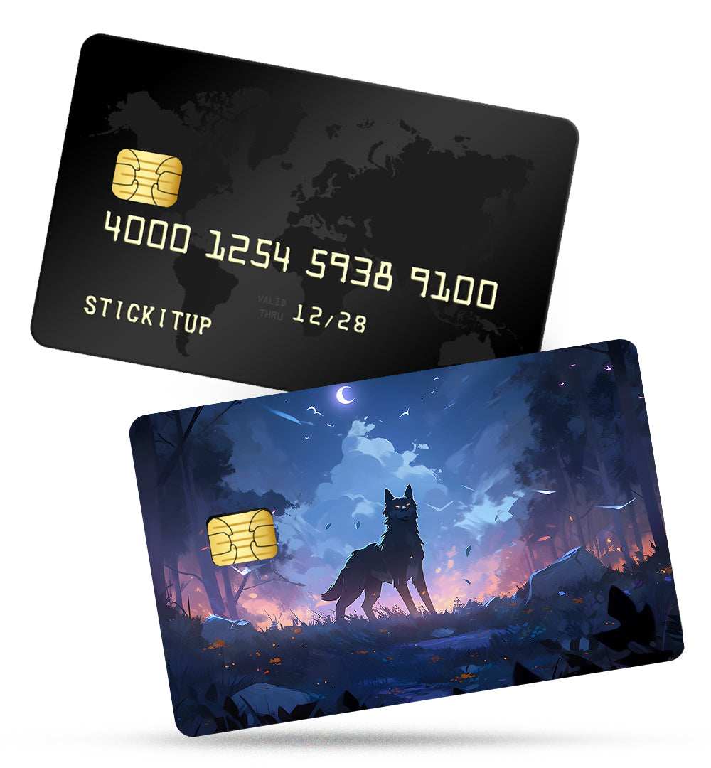 STICK IT UP – Wolf Howl Credit Card Skin – Premium Credit Card Skins ...