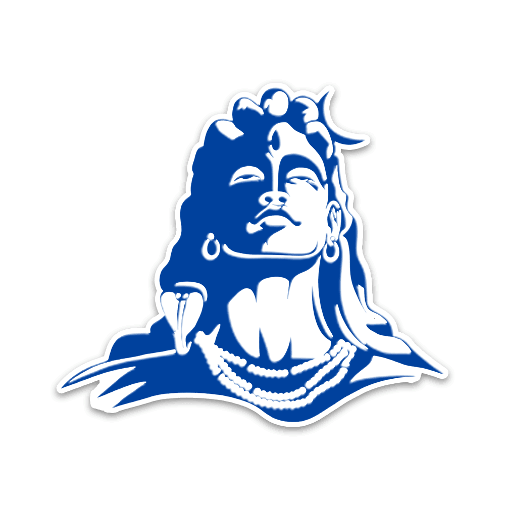 STICK IT UP – Lord Shiva Adiyogi Bumper Sticker – Premium Reflective ...