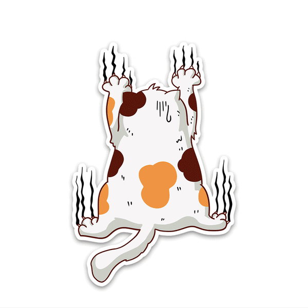 STICK IT UP – Cat Bumper Sticker – Premium Reflective Bumper Stickers ...