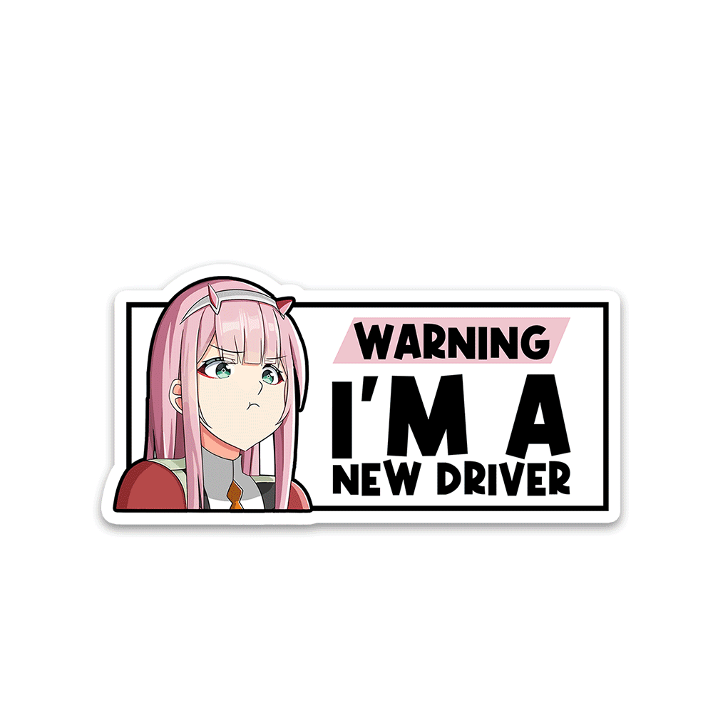 Buy New Driver Bumper Sticker Online | Premium Waterproof Vinyl | STICK ...