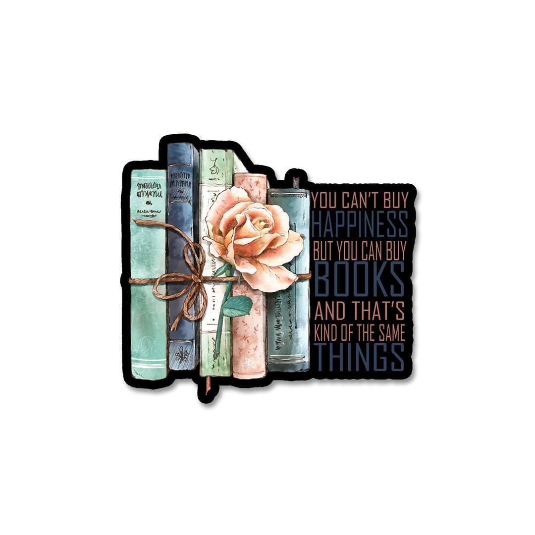 Book Is Happiness Sticker - Buy best quality stickers, sticker packs ...