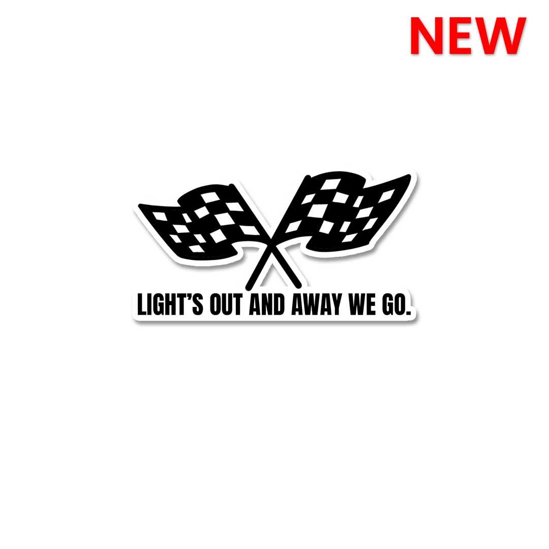 Light'S Out And Away We Go Sticker - Buy best quality stickers, sticker ...