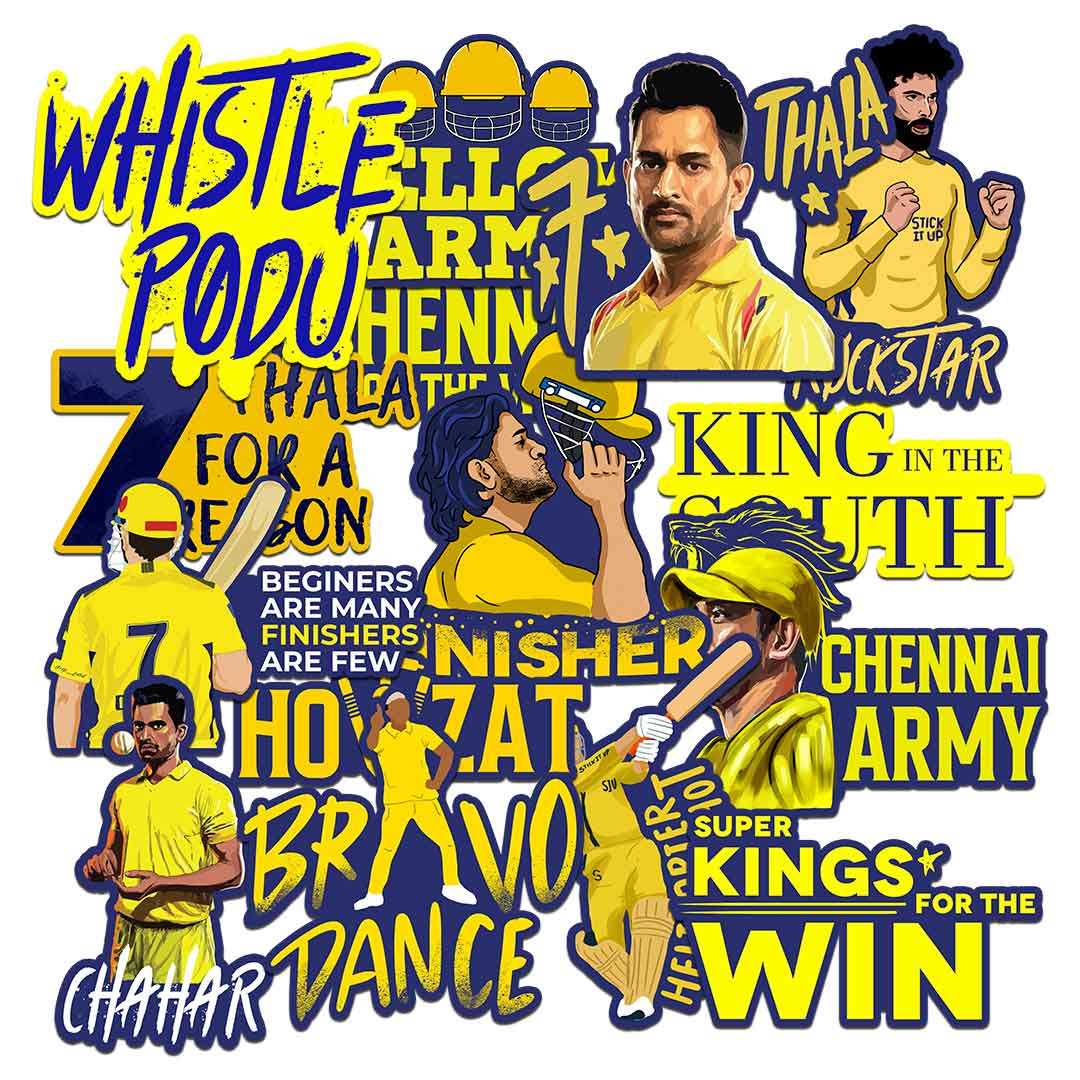 Chennai Sticker Pack [15 Sticker] – STICK IT UP