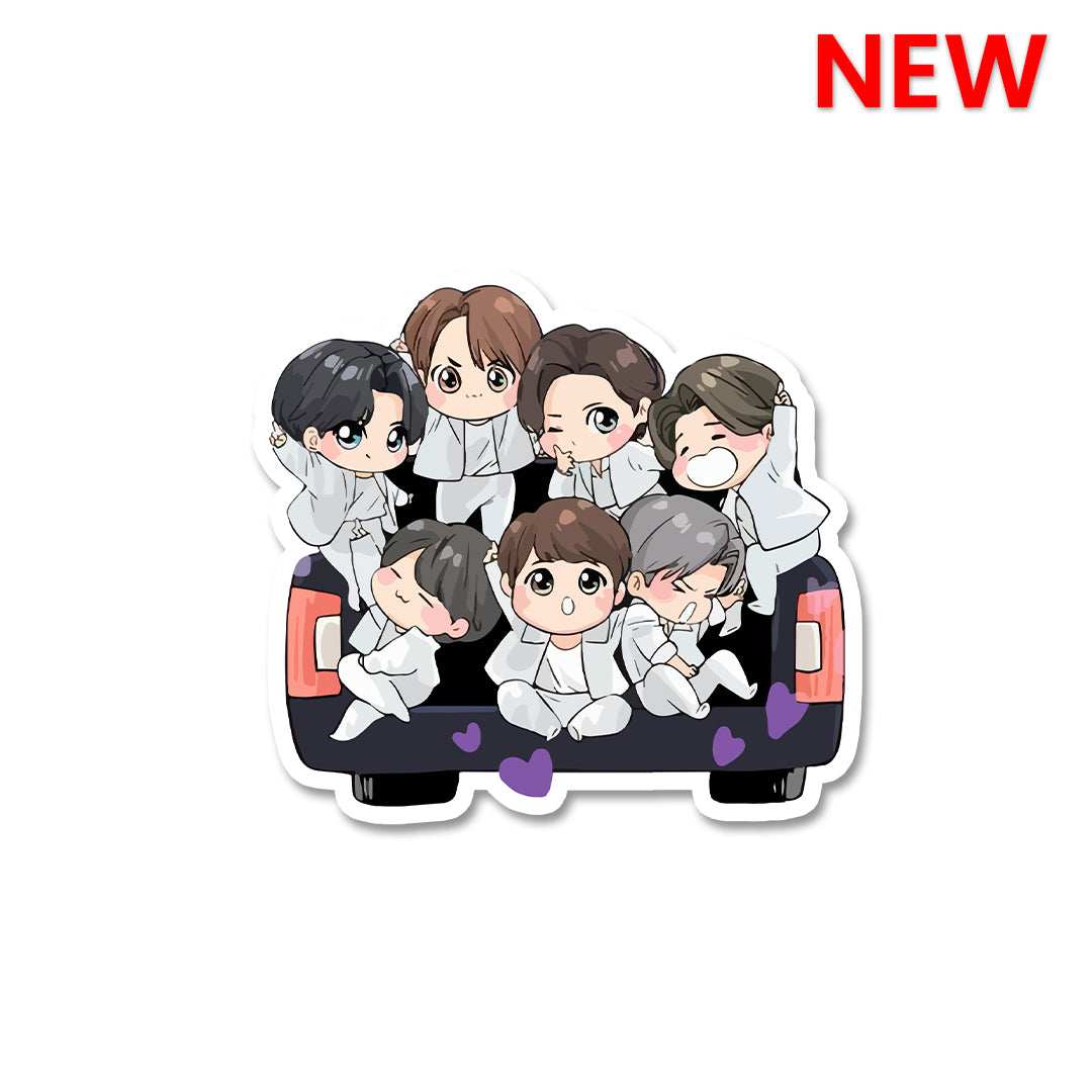 BTS Chibi Army Sticker – STICK IT UP