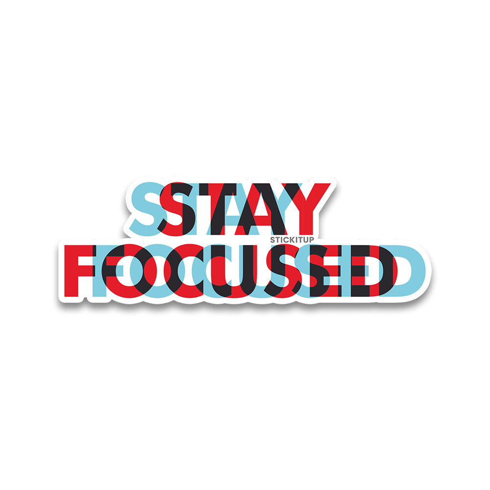 Stay Focused Bumper Sticker