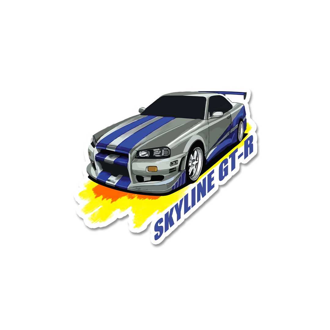 Skyline Gt R Sticker - Buy best quality stickers, sticker packs and ...