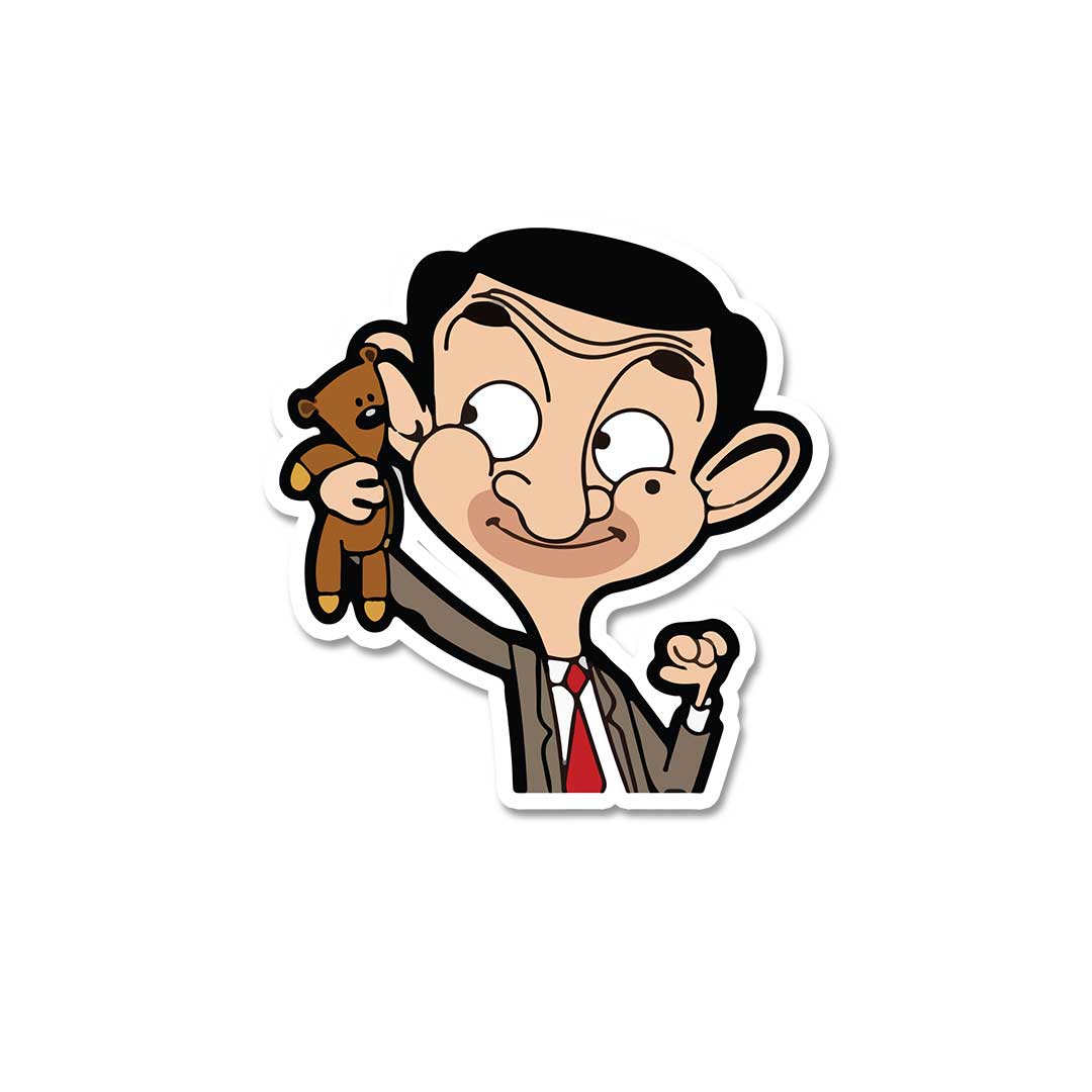 Mr. Bean Sticker - Buy best quality stickers, sticker packs and laptop ...
