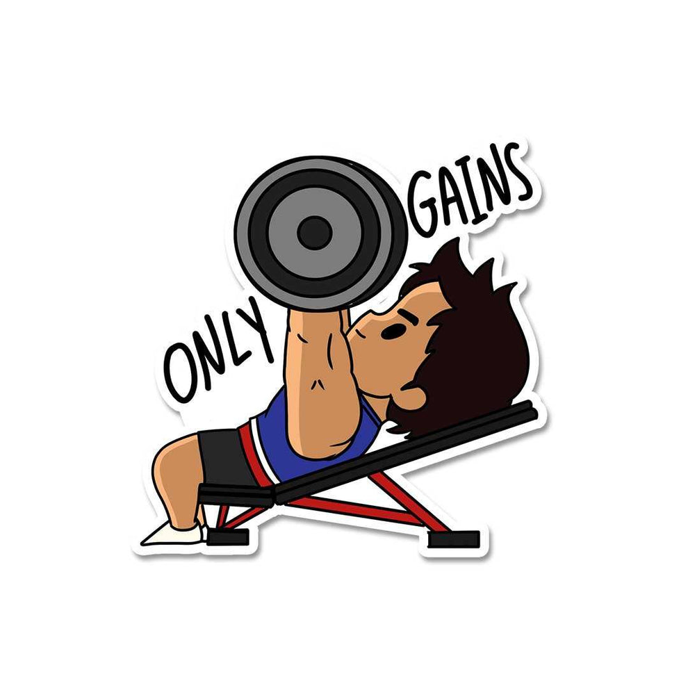 Only Gains Sticker - Buy best quality stickers, sticker packs and ...