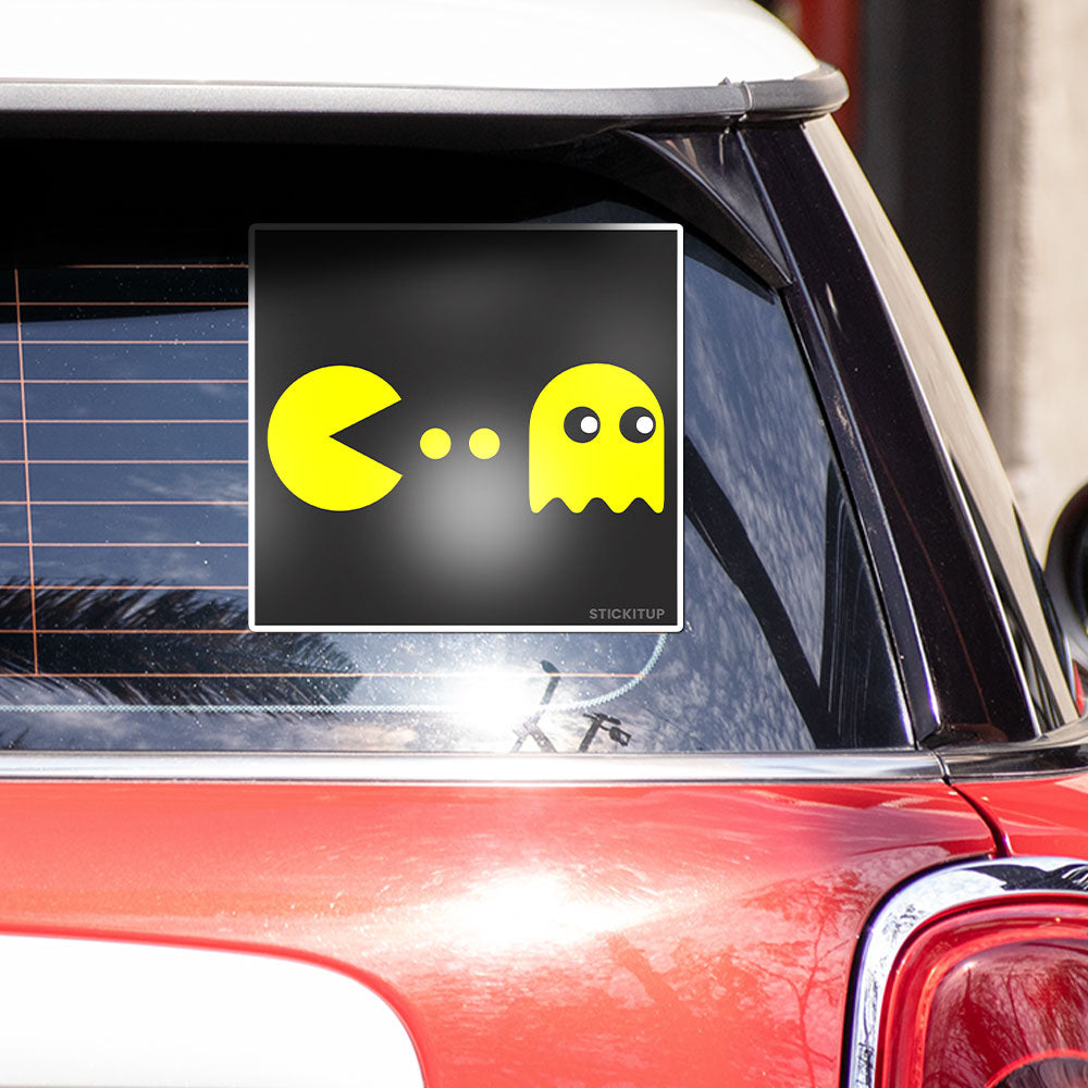 Pac-Man Bumper Sticker