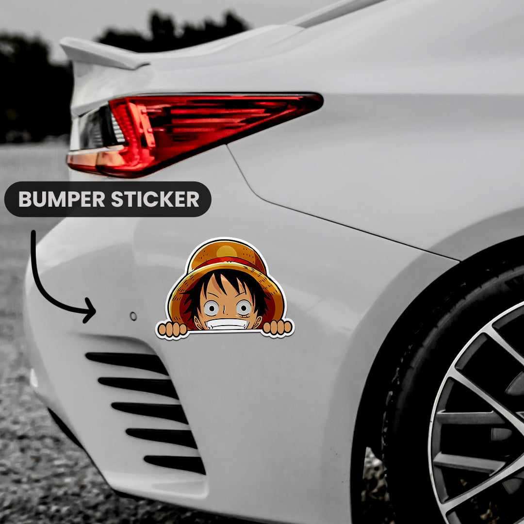 Luffy Bumper Sticker – STICK IT UP