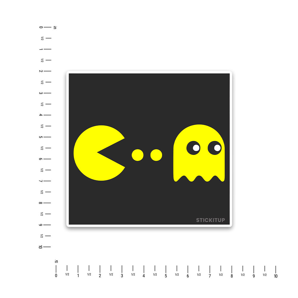 Pac-Man Bumper Sticker