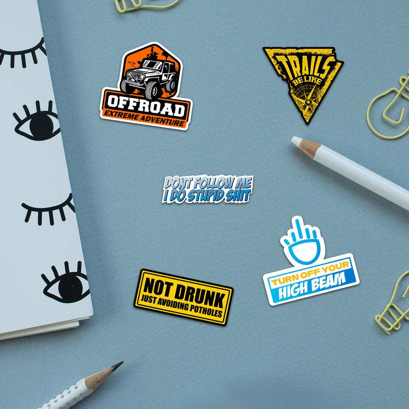 Car Sticker Packs [50 sticker] – STICK IT UP