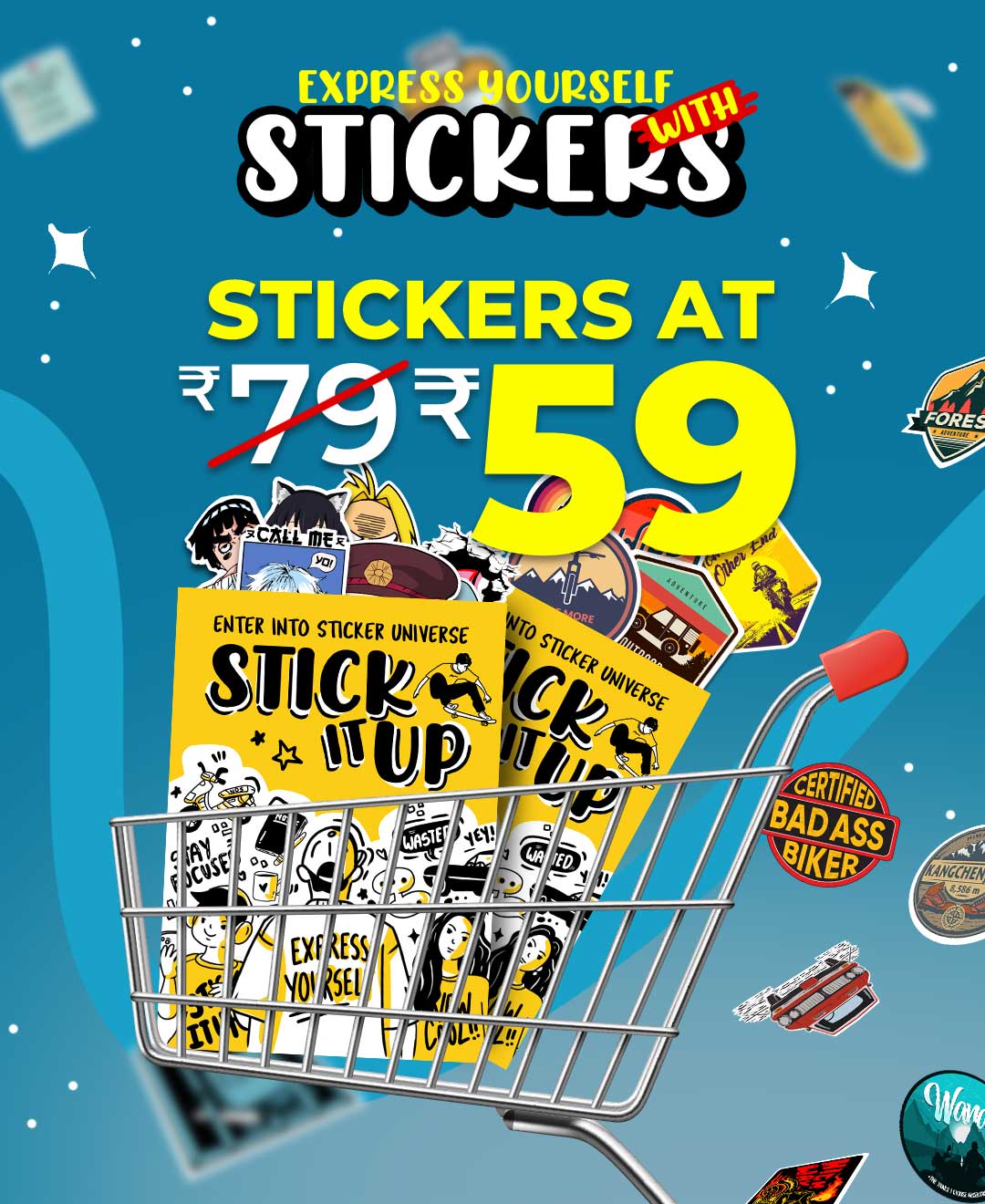 Buy Premium Vinyl Stickers and Laptop Skins Online | Stick It Up ...