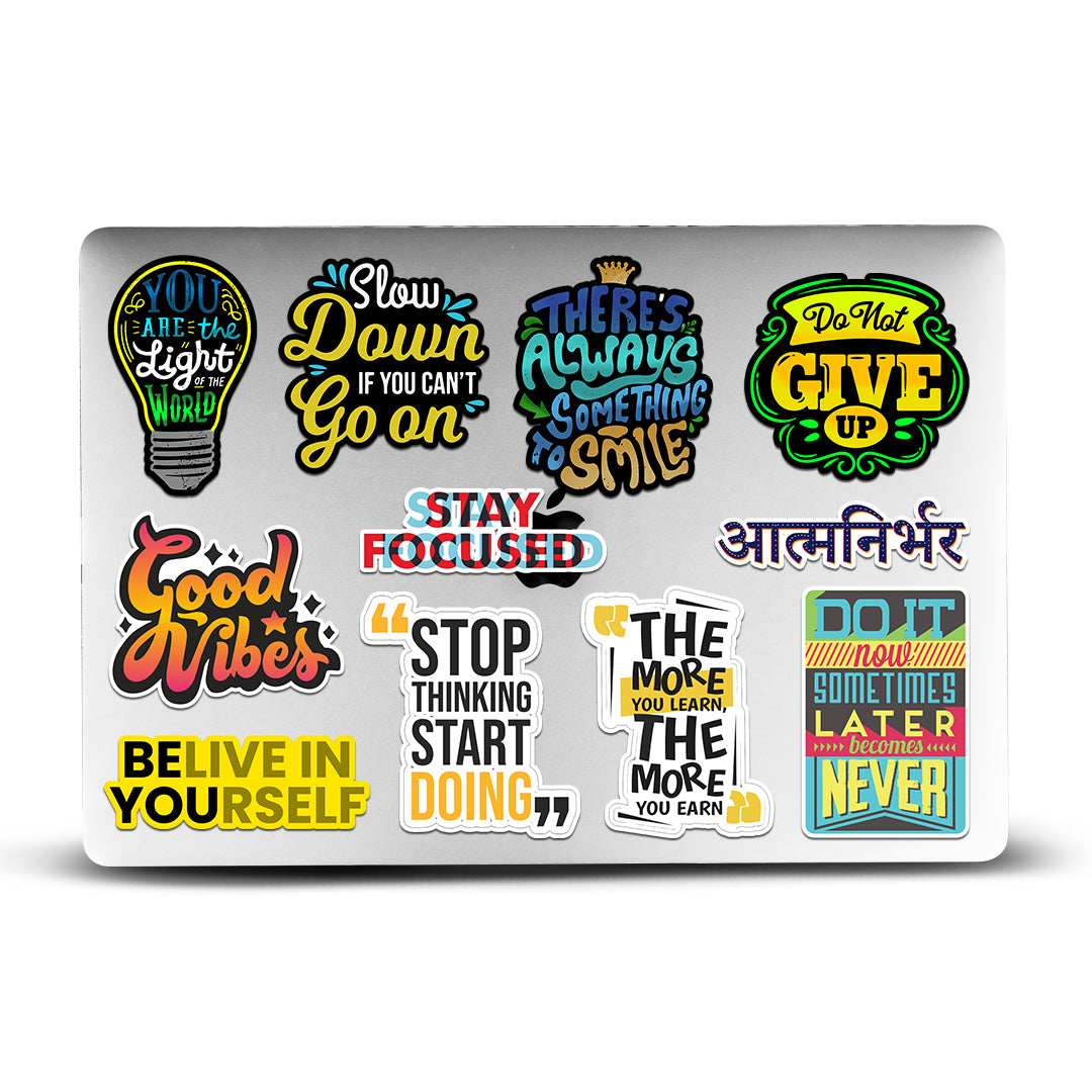 Motivational Sticker Packs [50 sticker] – STICK IT UP