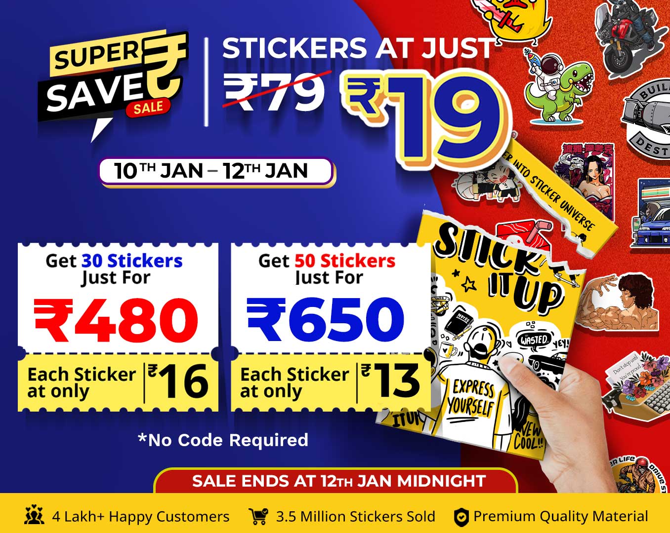 Buy Premium Vinyl Stickers and Laptop Skins Online | Stick It Up ...