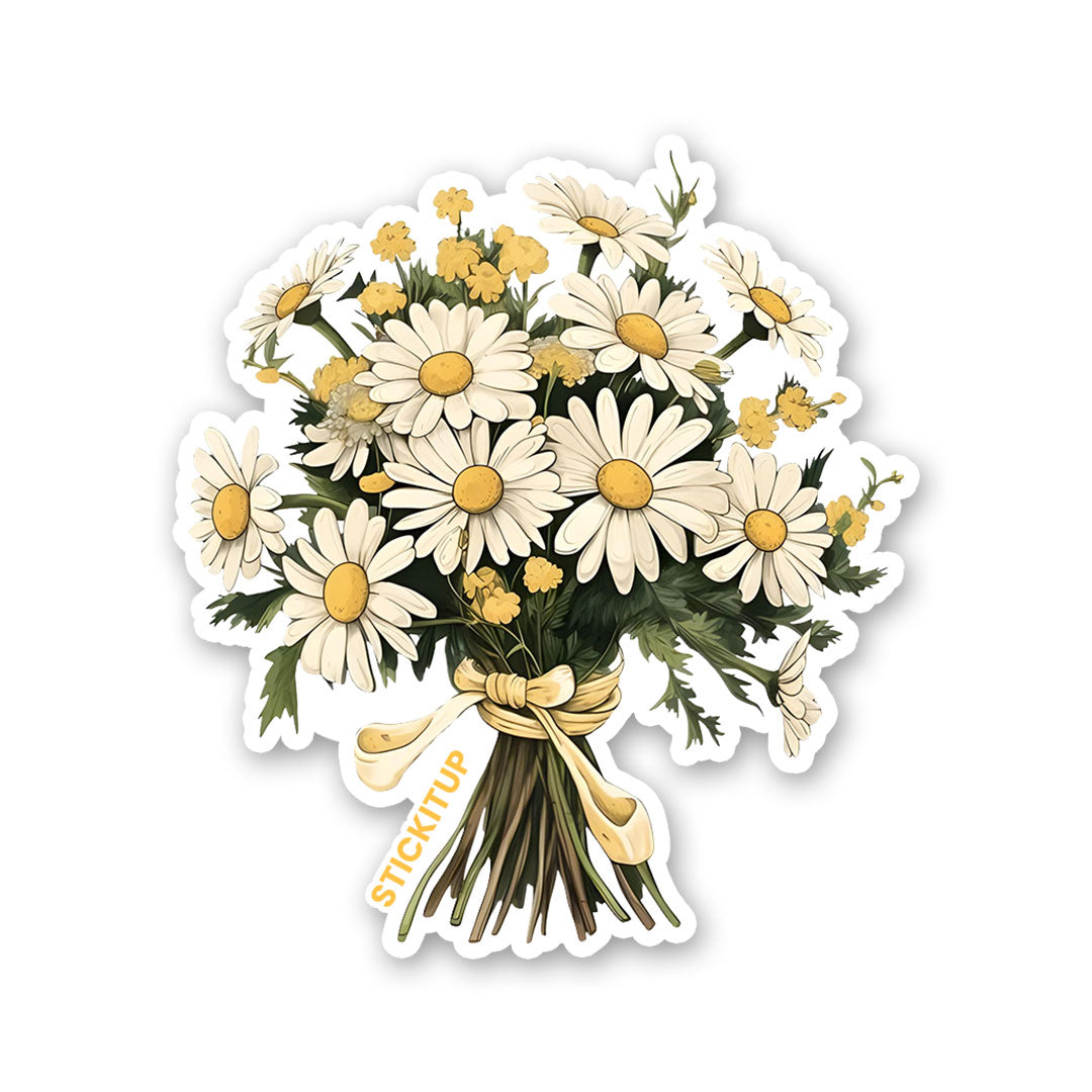 YELLOW FLOWERS Sticker – STICK IT UP