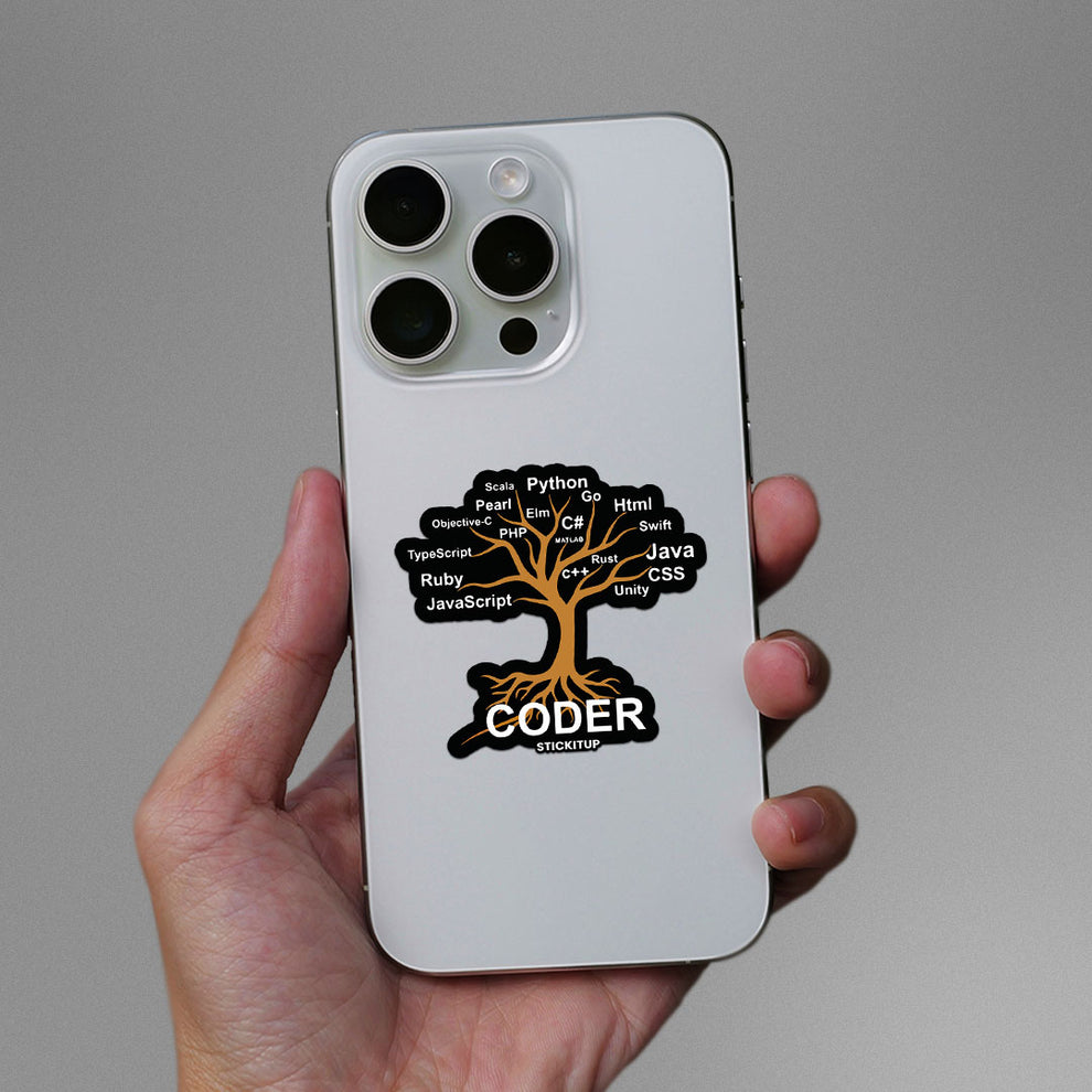 Coder Tree Sticker – STICK IT UP