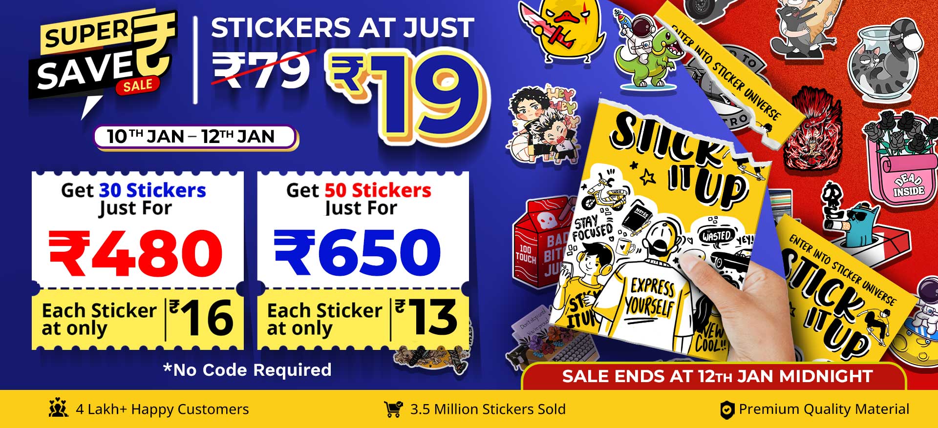 Buy Premium Vinyl Stickers and Laptop Skins Online | Stick It Up ...