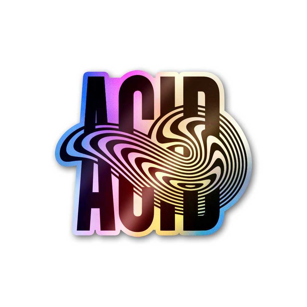 Buy Acid Holographic Sticker Online | Premium Waterproof Vinyl | STICK ...
