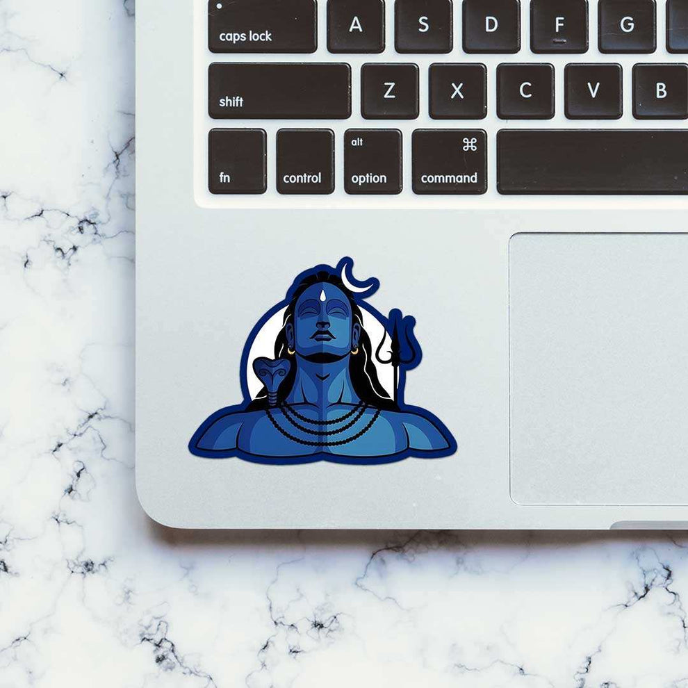 Buy Adiyogi Shiva Sticker Online | Premium Waterproof Vinyl | STICK IT UP