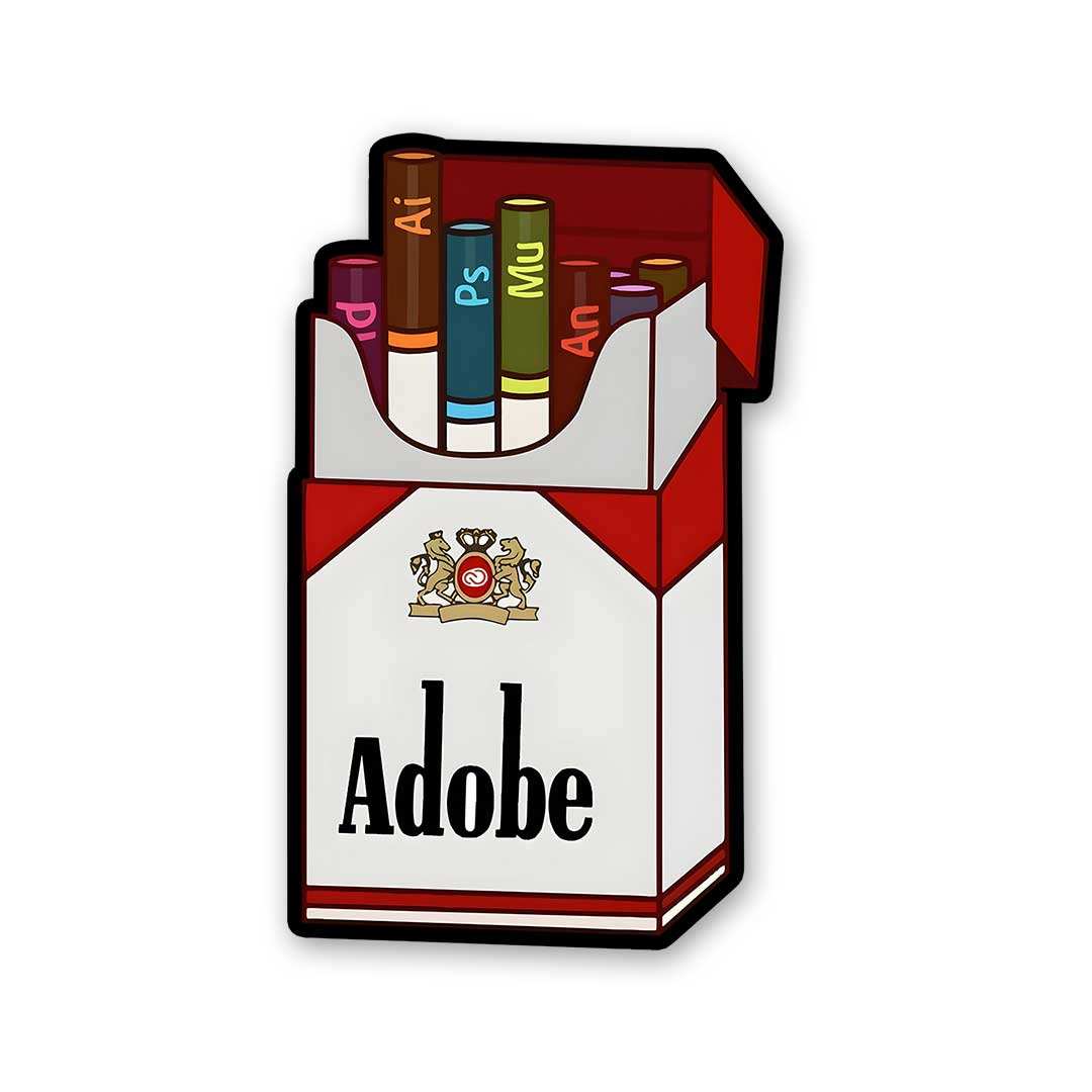 Buy Adobe Sticker Online | Premium Waterproof Vinyl | STICK IT UP