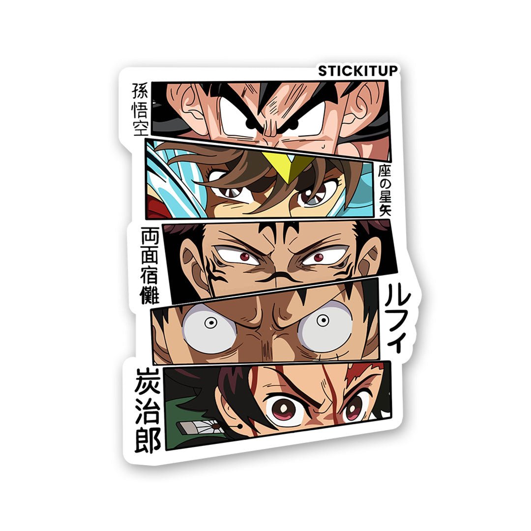 Buy Anime Collab Sticker Online | Premium Waterproof Vinyl | STICK IT UP