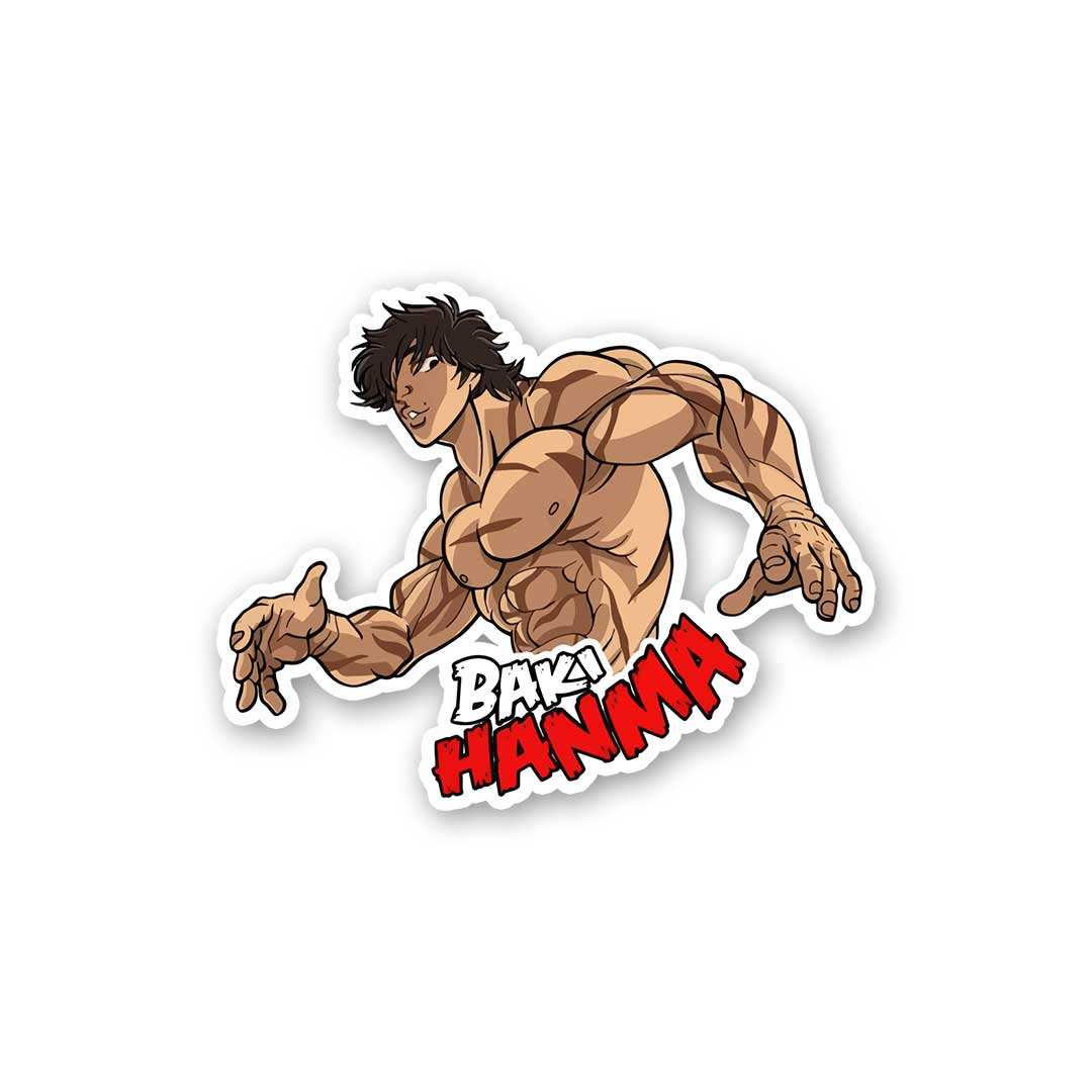 Buy Baki Hanma Sticker Online | Premium Waterproof Vinyl | STICK IT UP