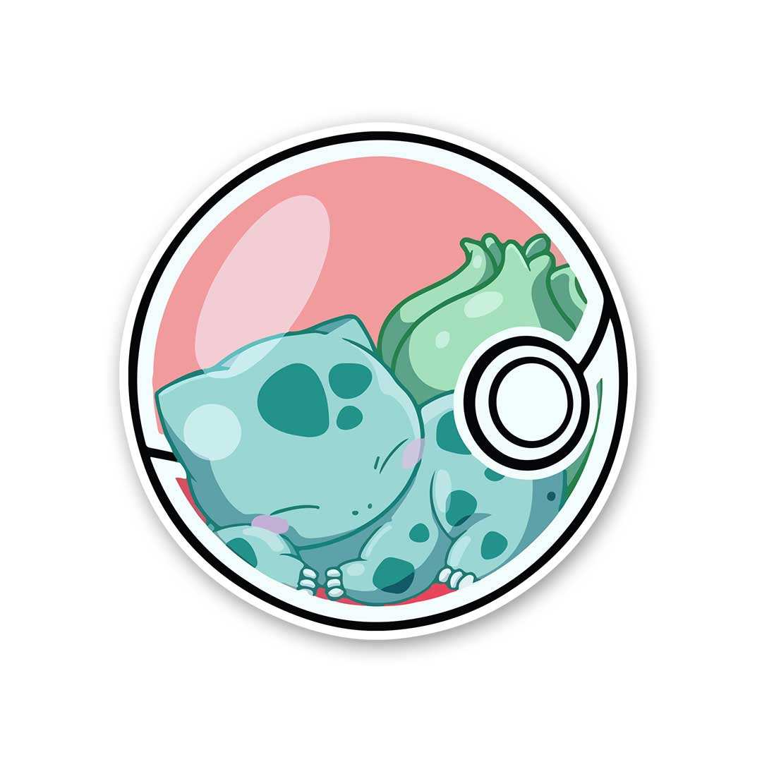 Buy Bulbasaur Sticker Online | Premium Waterproof Vinyl | STICK IT UP