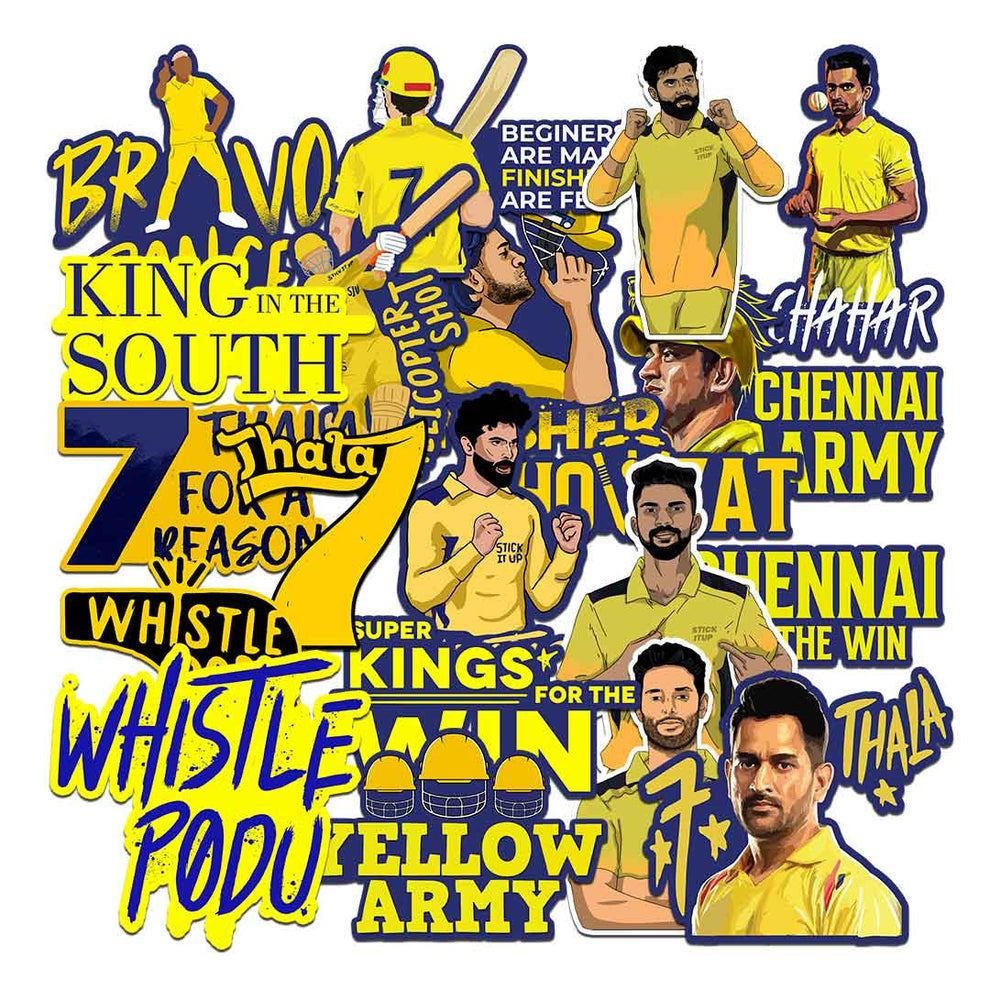 Buy Chennai Sticker Pack [20 Sticker] Online | Premium Waterproof Vinyl ...
