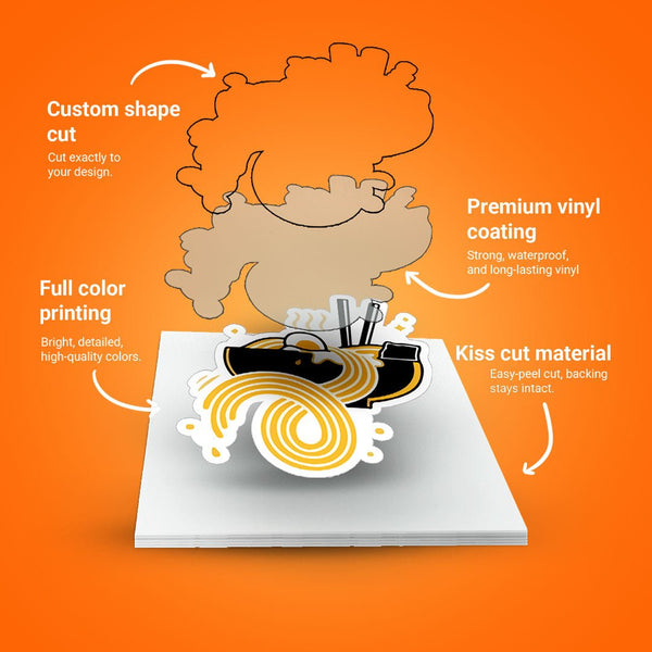 Buy Custom Premium Vinyl Sticker Online | Premium Waterproof Vinyl ...