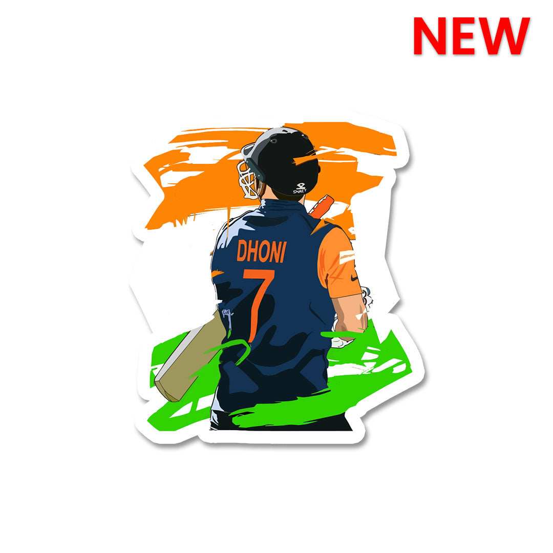 Buy Dhoni Stickers Online | Premium Waterproof Vinyl | STICK IT UP