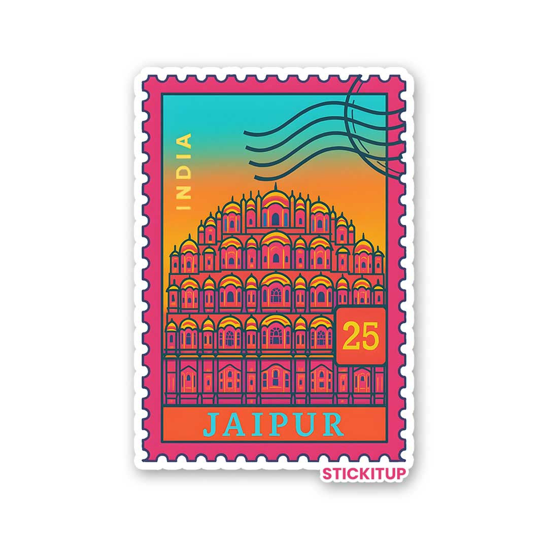 Buy JAIPUR STAMP Sticker Online | Premium Waterproof Vinyl | STICK IT UP