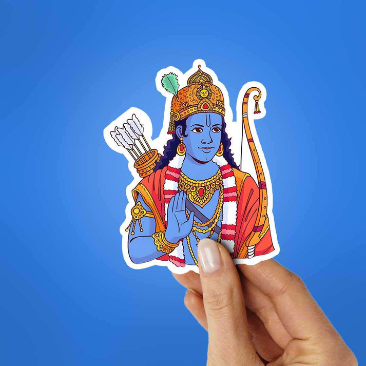Buy Jay Shree Ram 0.2 Sticker Online | Premium Waterproof Vinyl | STICK ...