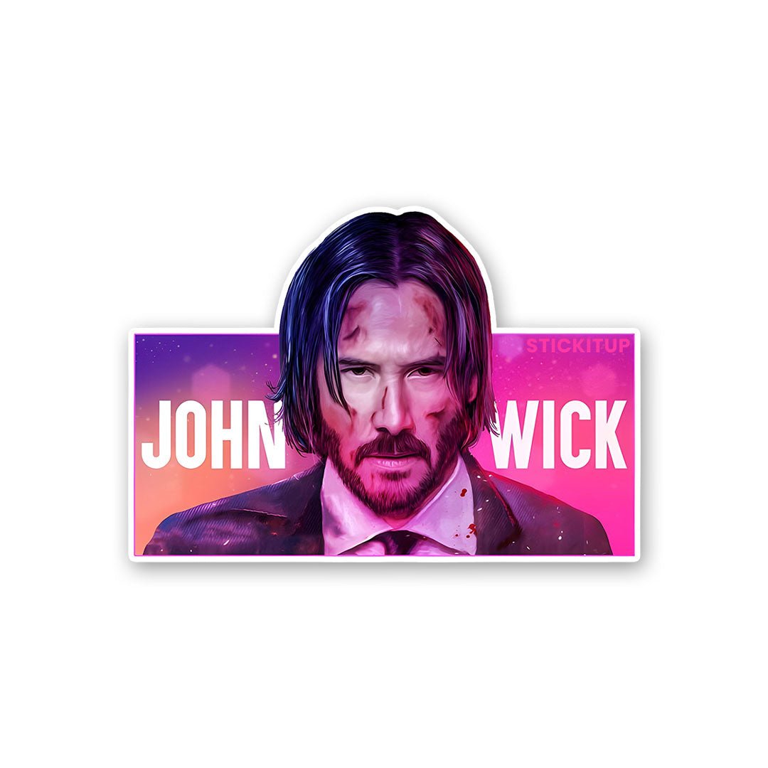 Buy John Wick Sticker Online | Premium Waterproof Vinyl | STICK IT UP