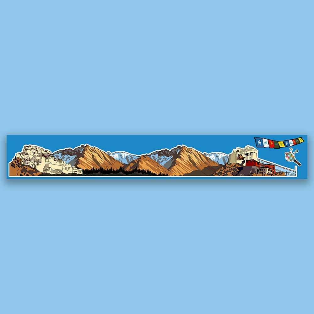 Buy Ladakh Infinity Sticker Online | Premium Waterproof Vinyl | STICK IT UP