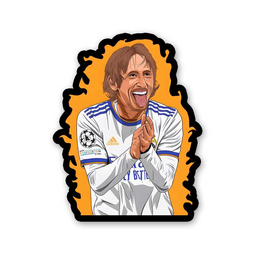 Buy Luka Modric Sticker Online | Premium Waterproof Vinyl | STICK IT UP