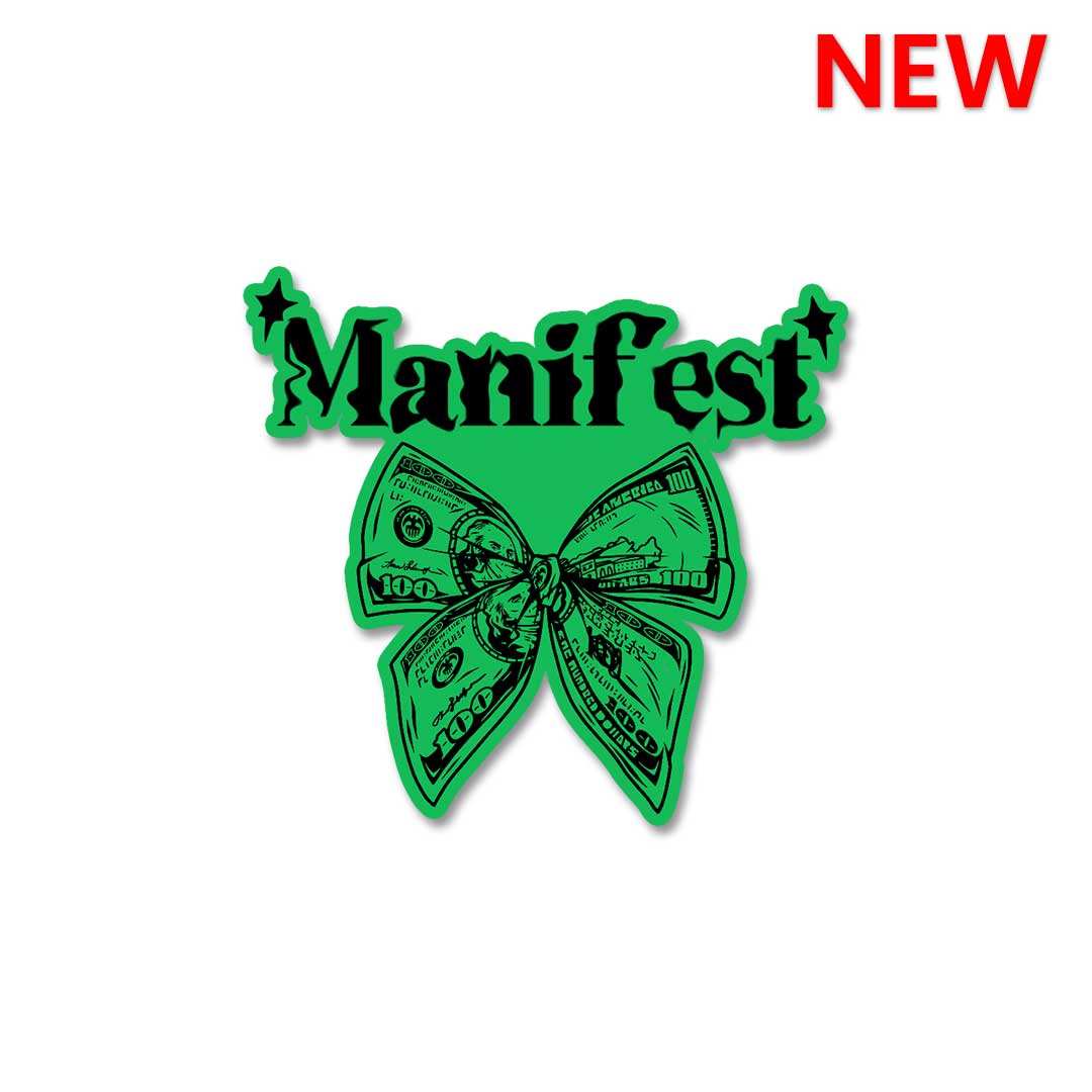 Buy Manifest Sticker Online | Premium Waterproof Vinyl | STICK IT UP