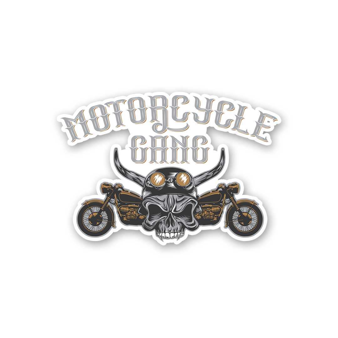 Buy Motorcycle Gang Sticker Online | Premium Waterproof Vinyl | STICK IT UP