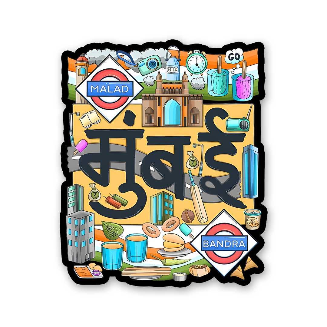 Buy Mumbai 1.0 Sticker Online | Premium Waterproof Vinyl | STICK IT UP