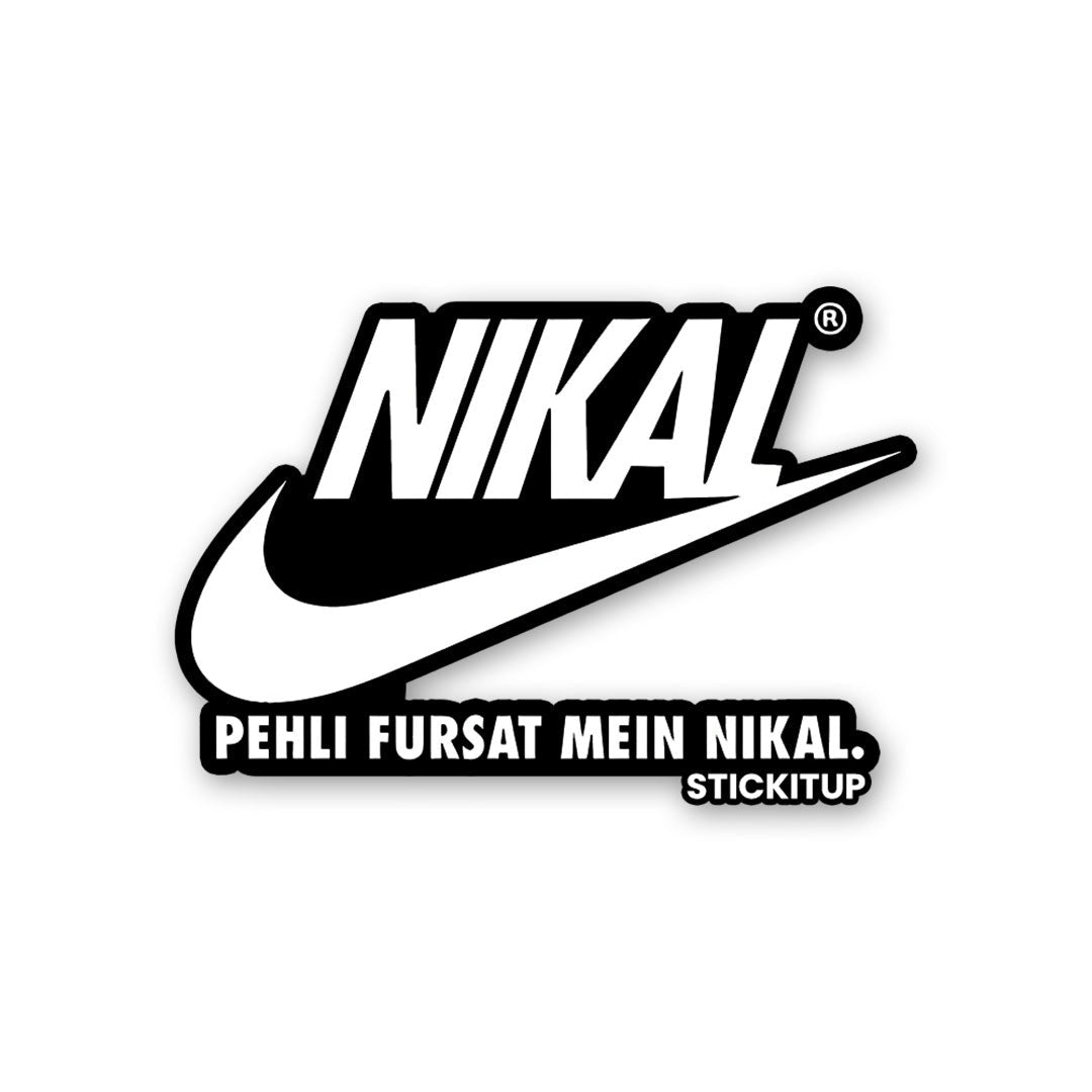 Buy NIKAL Sticker Online | Premium Waterproof Vinyl | STICK IT UP
