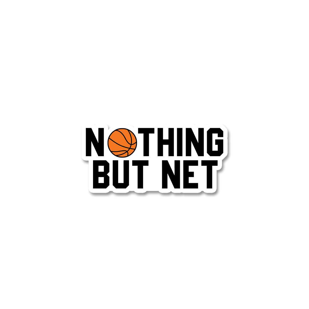 Buy Nothing But Net Stickers Online | Premium Waterproof Vinyl | STICK ...