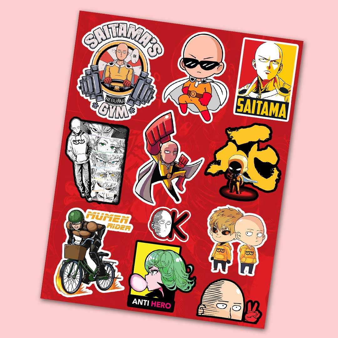 One Punch Mini Sticker Sheet – STICK IT UP
