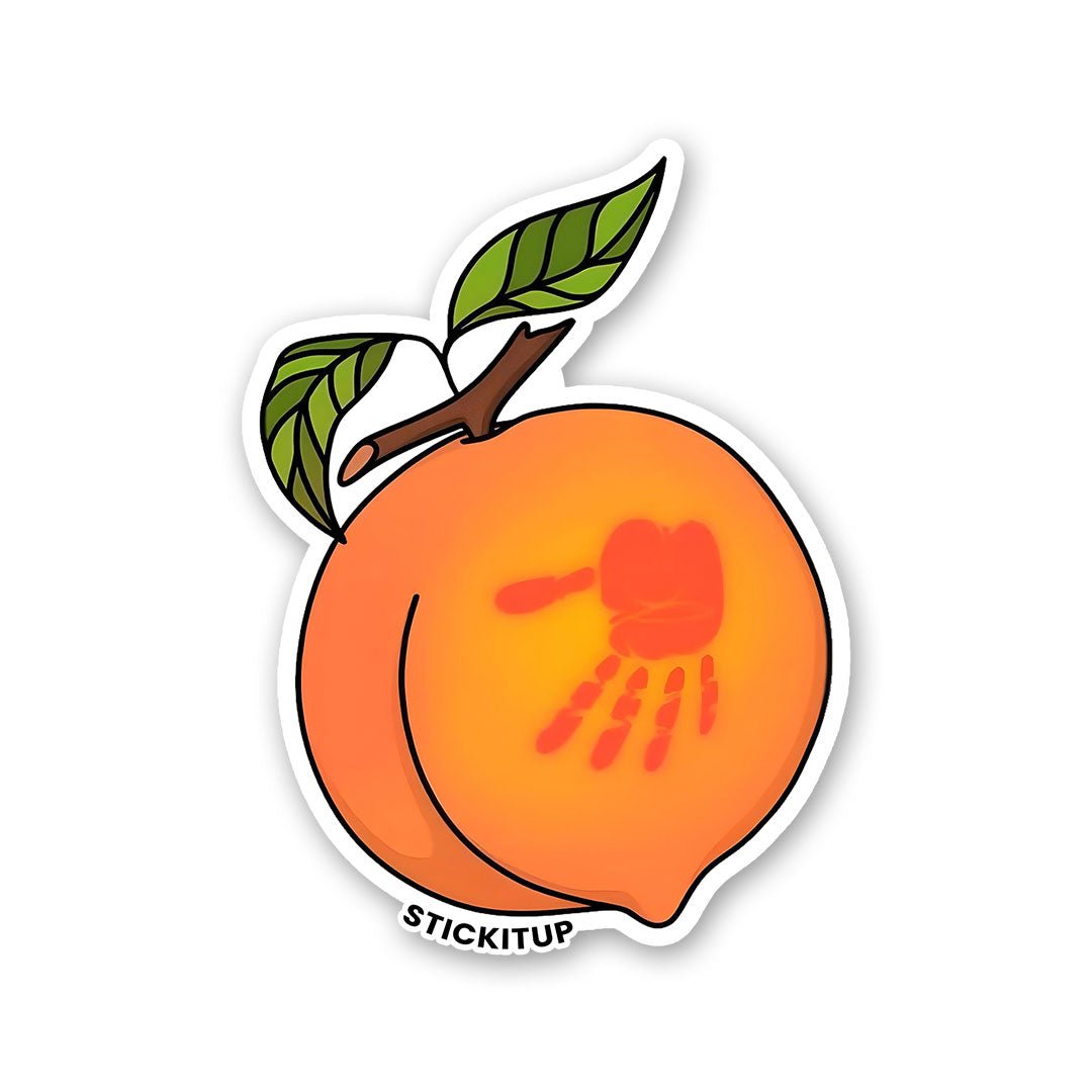Buy PEACH Sticker Online | Premium Waterproof Vinyl | STICK IT UP