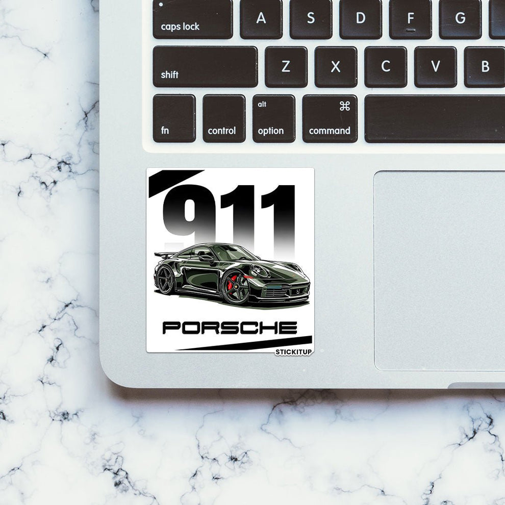 Buy PORSHE 911 Sticker Online | Premium Waterproof Vinyl | STICK IT UP