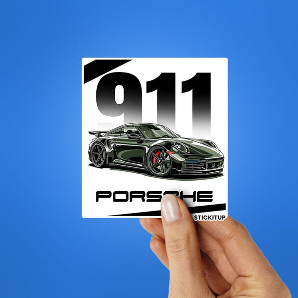 Buy PORSHE 911 Sticker Online | Premium Waterproof Vinyl | STICK IT UP