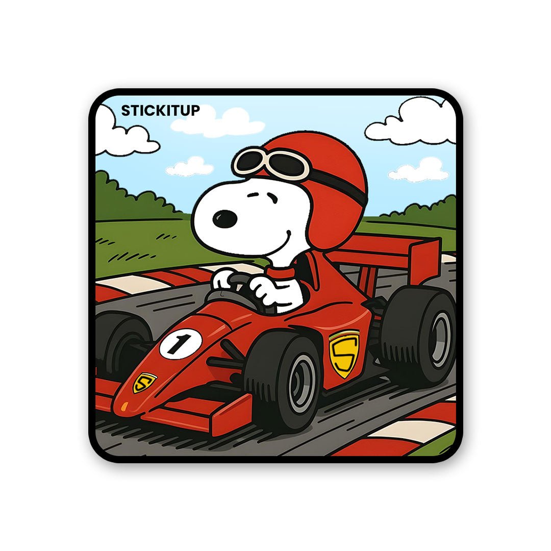 Buy PUP RACER Sticker Online | Premium Waterproof Vinyl | STICK IT UP