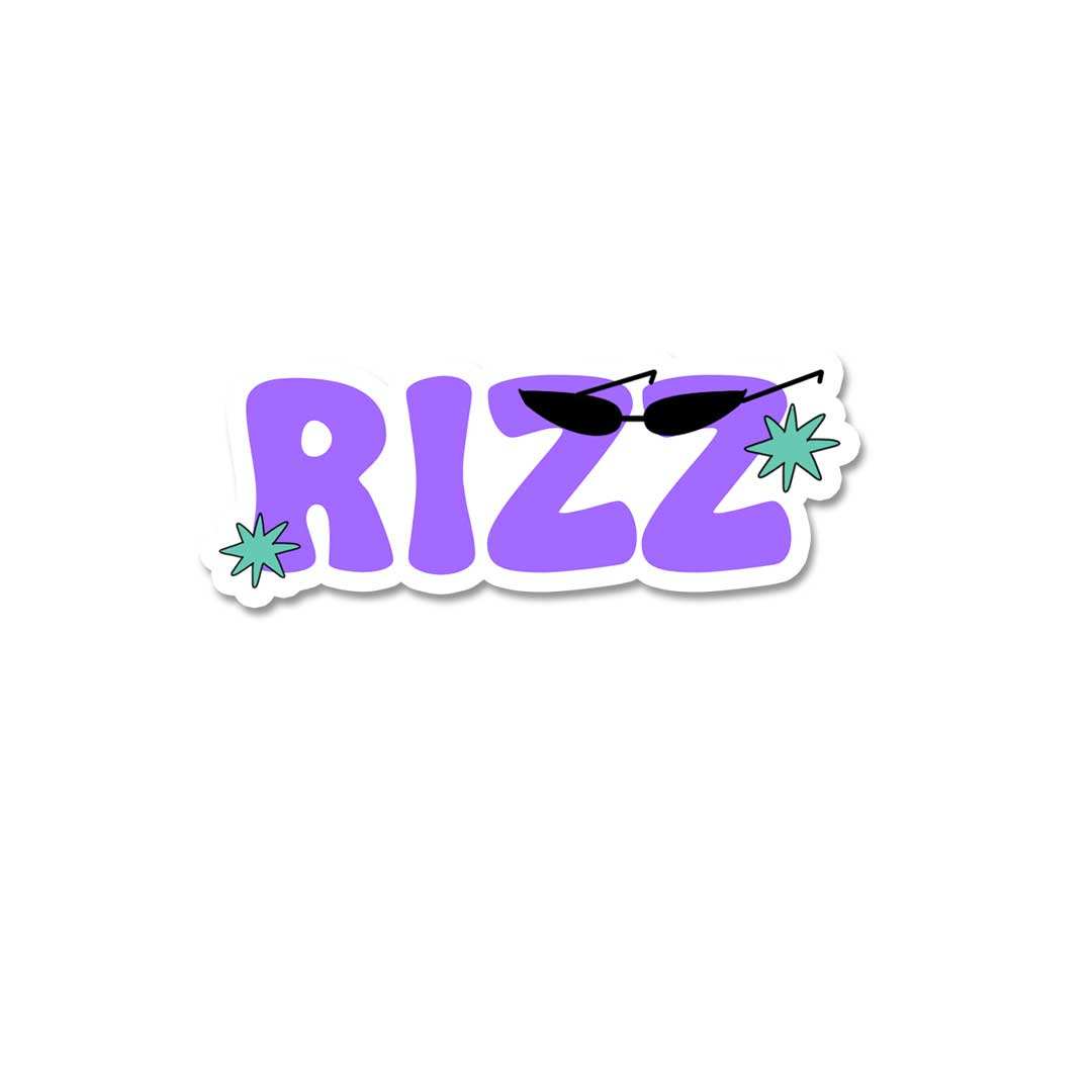 Buy Rizz 0.1 Sticker Online | Premium Waterproof Vinyl | STICK IT UP