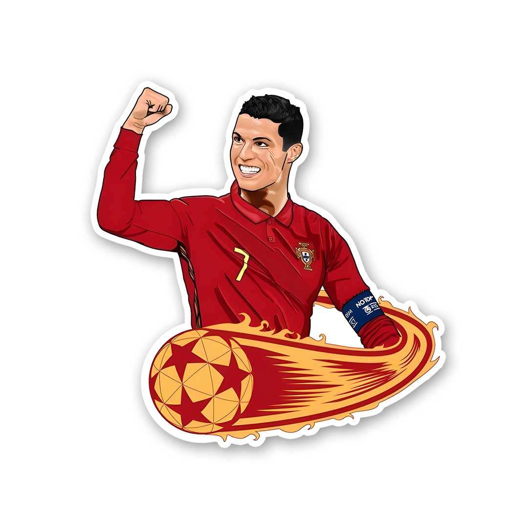 Buy Ronaldo 7 Sticker Online | Premium Waterproof Vinyl | STICK IT UP